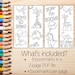 Dinosaur Gifts for Girls, Bookmarks to Color, Cheap Party Favors, Last ...