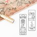 Bookmarks to Color, Pirate Party Favors, Printable Gifts, Reading ...