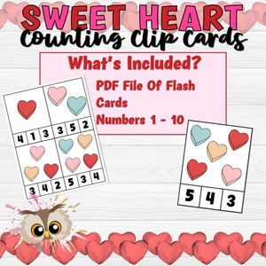 Math Flashcards, Counting Clip Cards, Homeschool Downloads, Printable ...