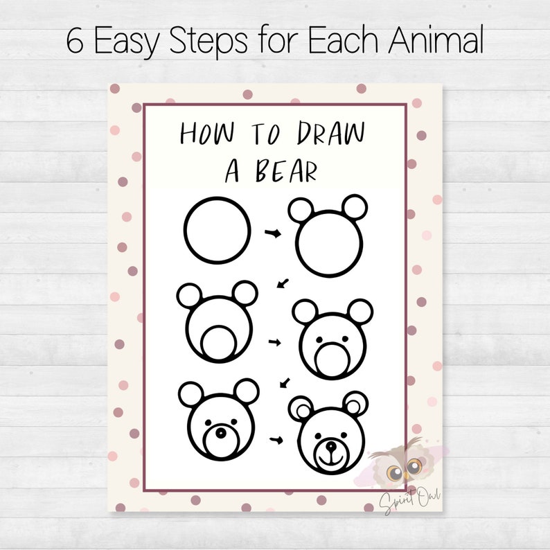 Learn to Draw Bundle, How to Draw Book, Art Gifts for Kids, Printable ...