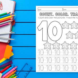 Math Activity Book, Ocean Coloring Book, Counting Worksheets, Number ...