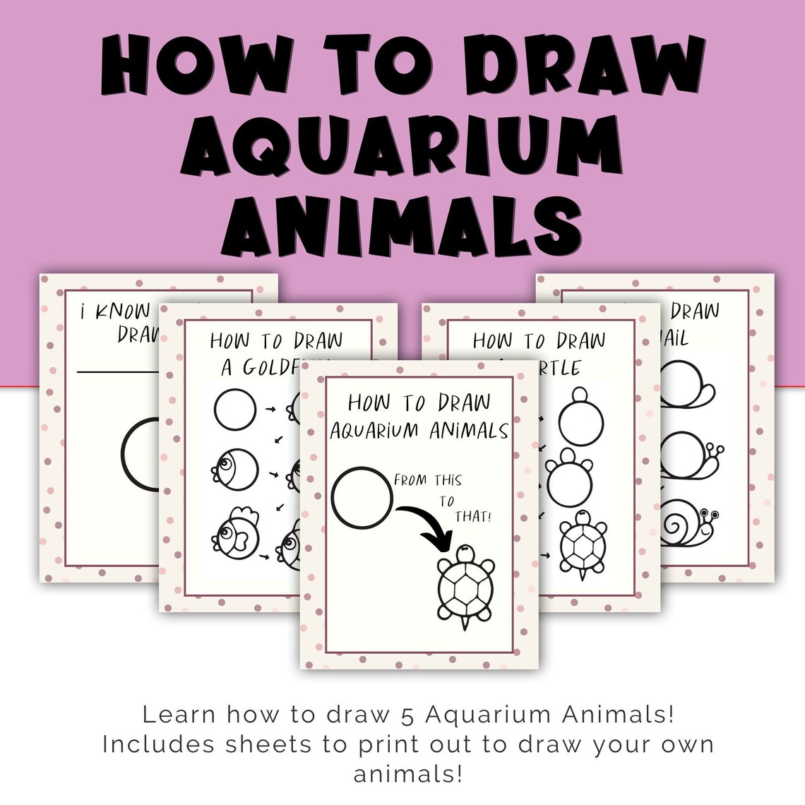 How to Draw Book Learn to Draw Gifts Under 5 Art Gifts for - Etsy