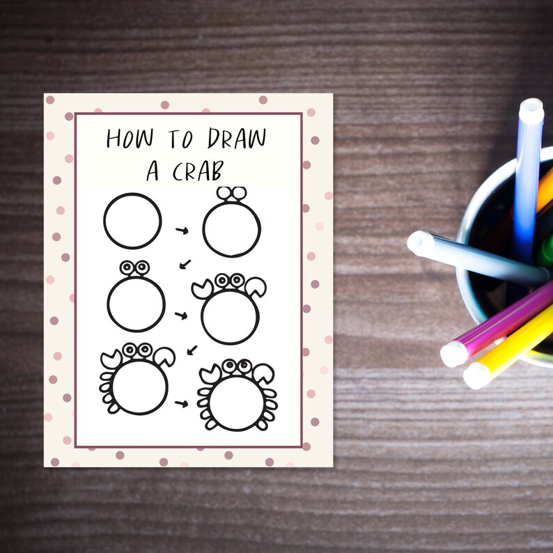 Learn to Draw Bundle, How to Draw Book, Art Gifts for Kids, Printable ...