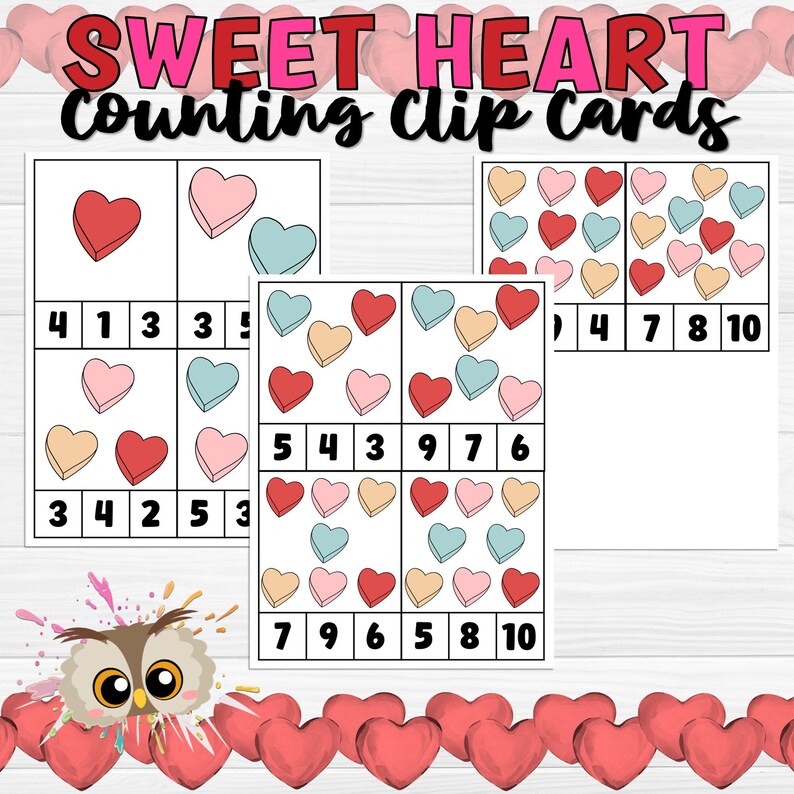 Math Flashcards, Counting Clip Cards, Homeschool Downloads, Printable ...