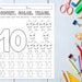 Space Activity Printable, Counting Activities, Kindergarten Tracing ...