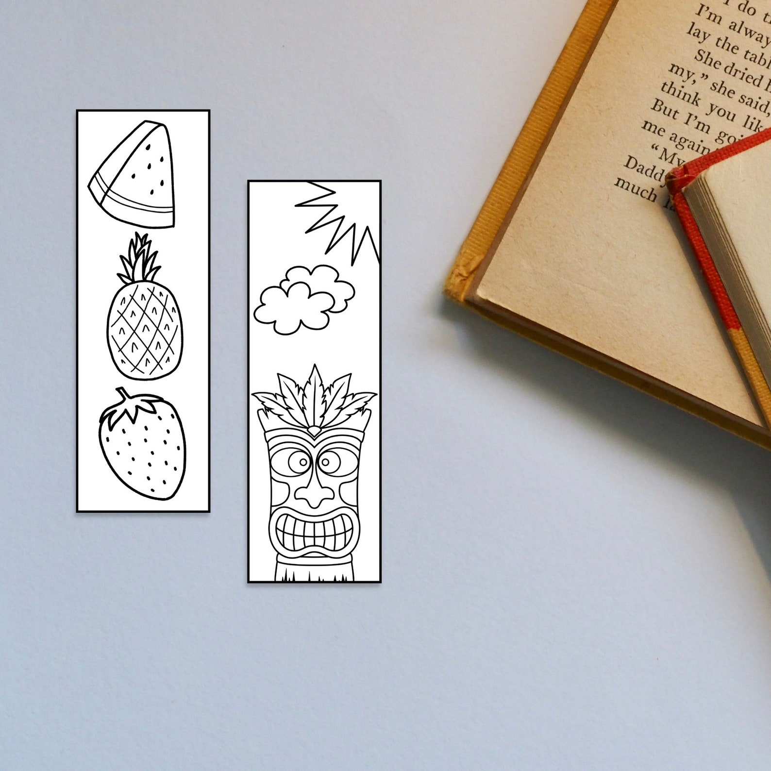 Beach Bookmark, Cheap Gifts for Teens, Bookmarks to Color, Best Friend ...
