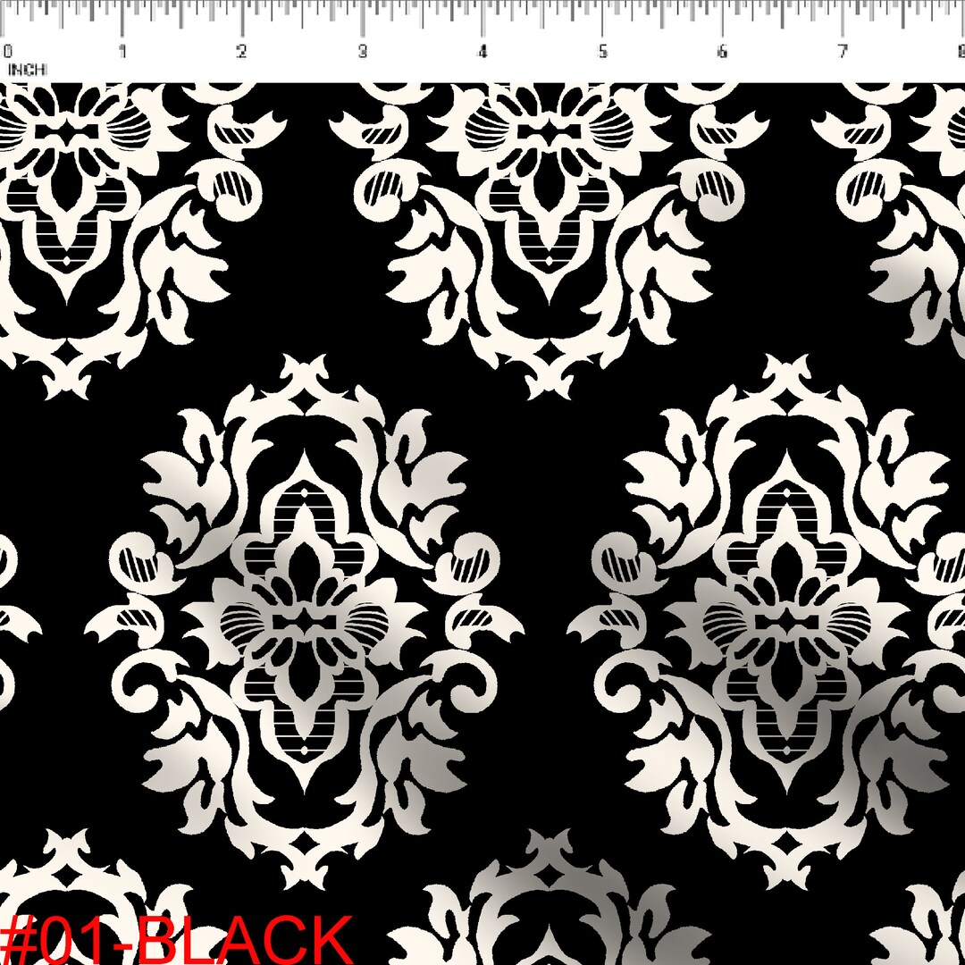 Classic Damask Print Fabric for Clothing - Etsy