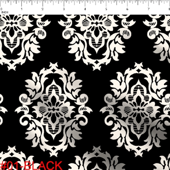 Classic Damask Print Fabric for Clothing - Etsy