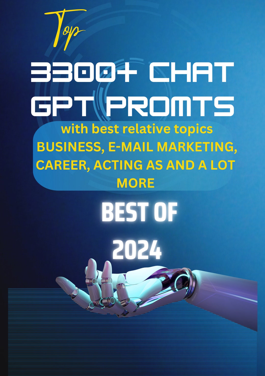 3300 Chat GPT Prompts 2024 - Etsy