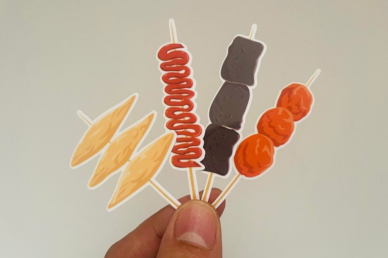 Pinoy Street Food Stickers Pack of Six Stickers Filipino - Etsy
