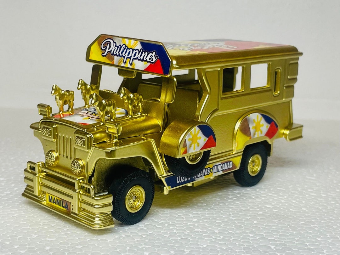 Die-cast Metal Philippine Jeepney Collectible Souvenir Games Toy Car ...