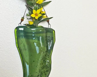 Glass Wall Pocket - Etsy