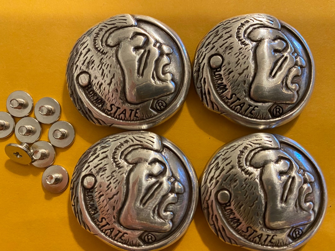 Lot of 4 Florida State University Seminoles Conchos With - Etsy