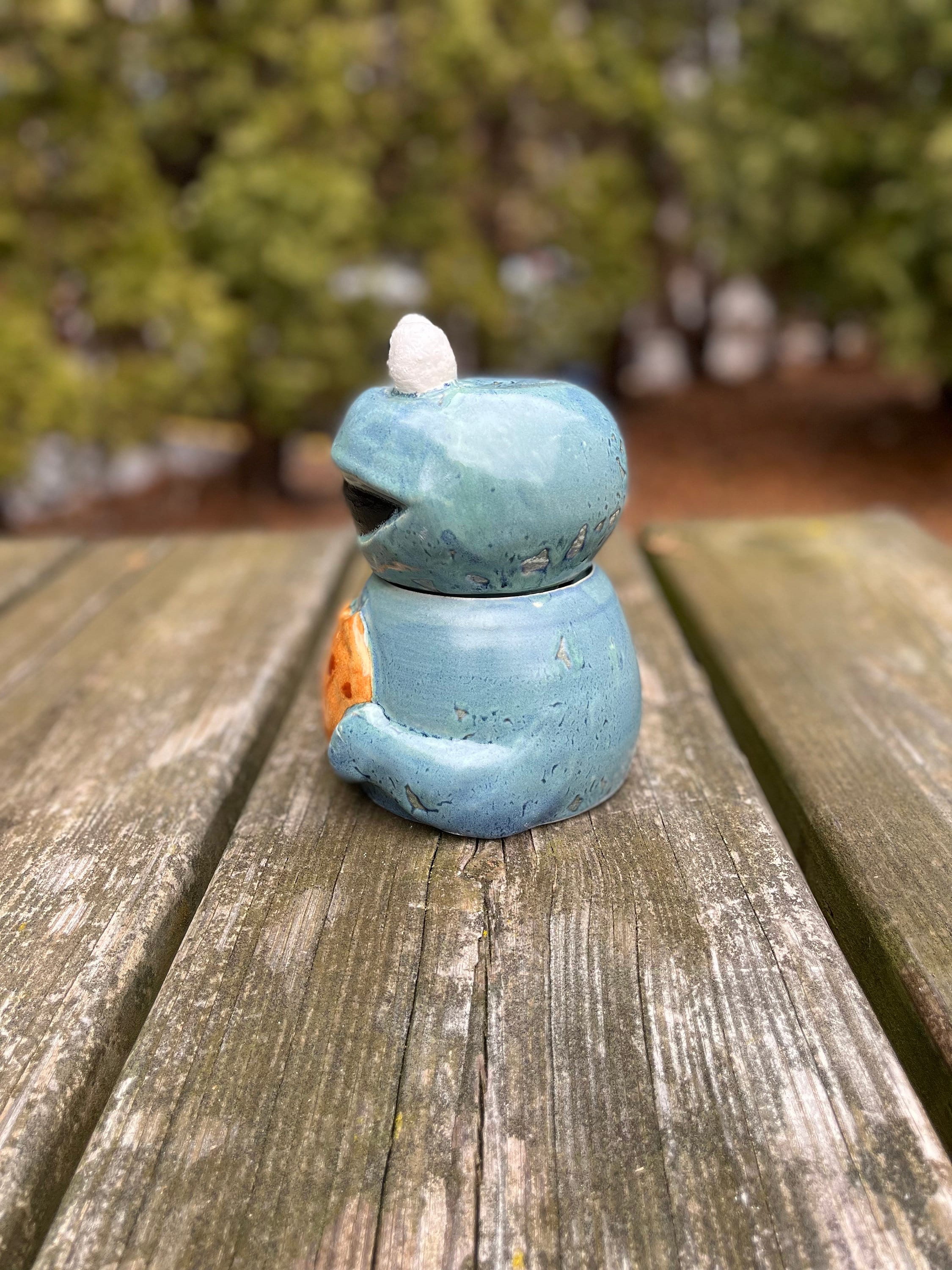 Ceramic Monster Cookie Jar - Etsy