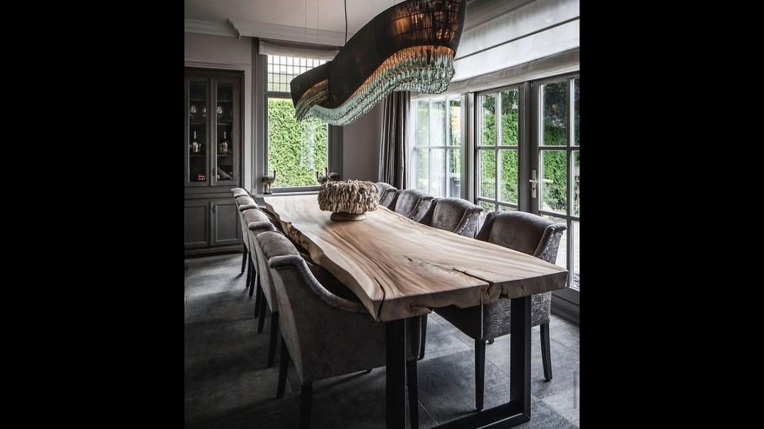 Single Slab Beech Natural Solid Table, Beech Office Table,desk Live ...