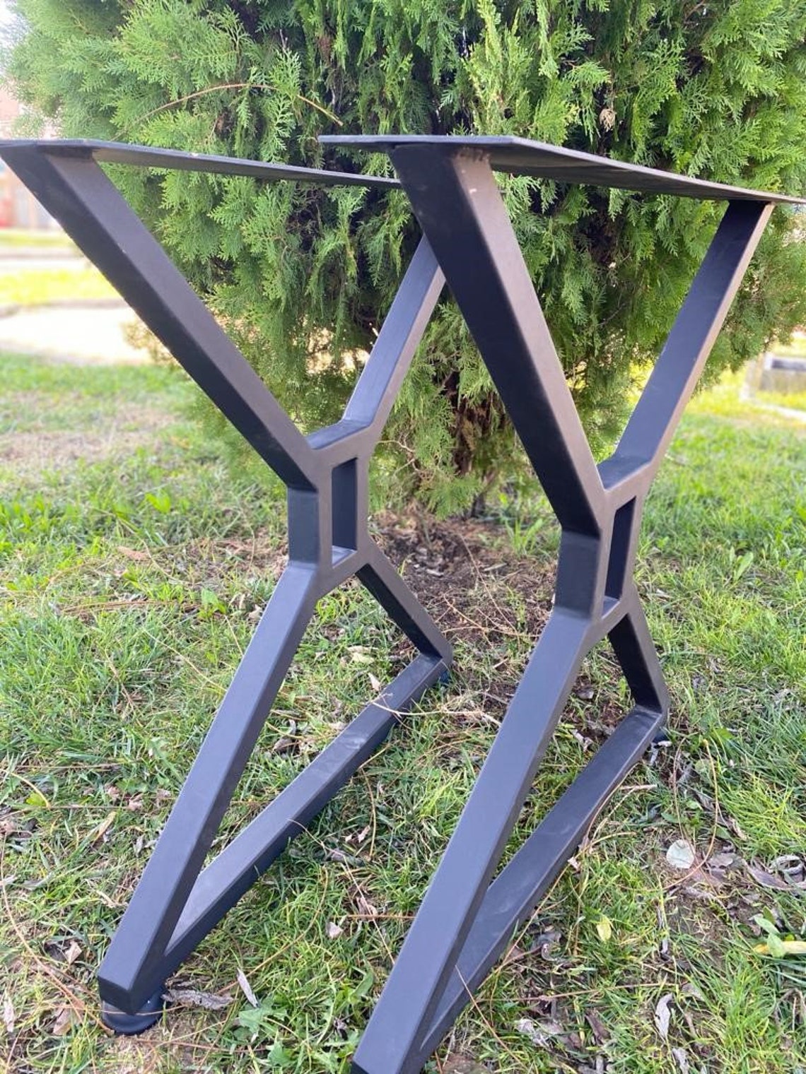 Steel Table Legsmetal Dining Table Leg Pairscustom Sizes - Etsy
