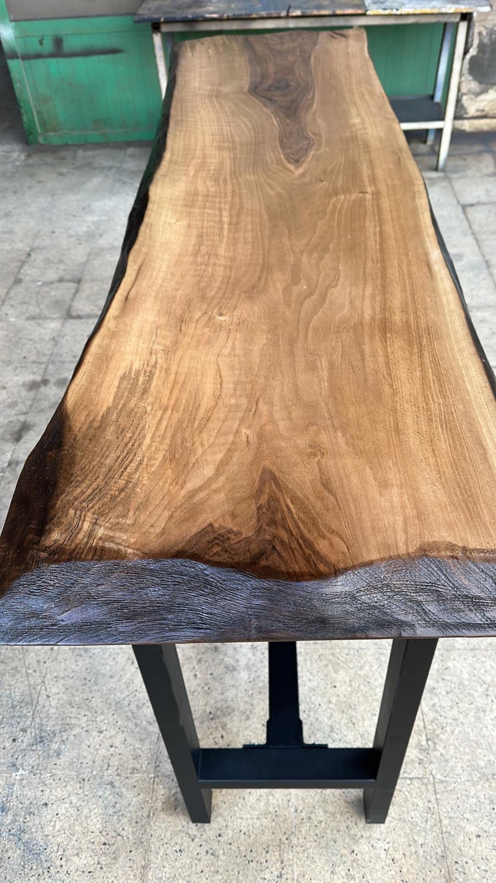 Custom Walnut Bar Table: Unique Design Pub Table - Etsy