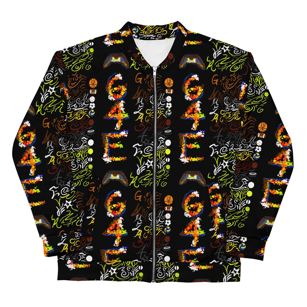 Gamers Bomber Jacket / Unique Design With a Purpose - Etsy