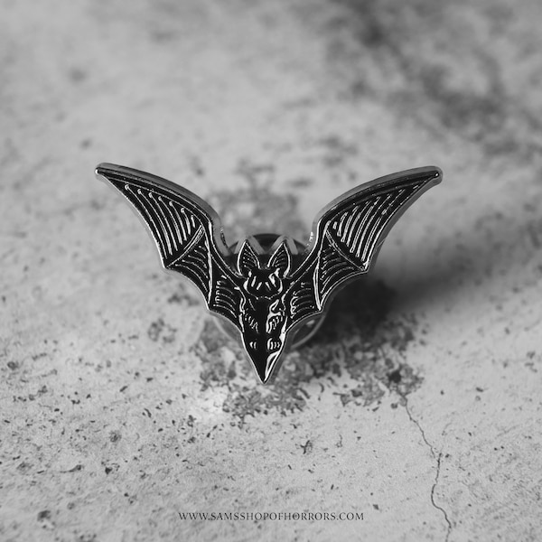 Bat Pin - Etsy