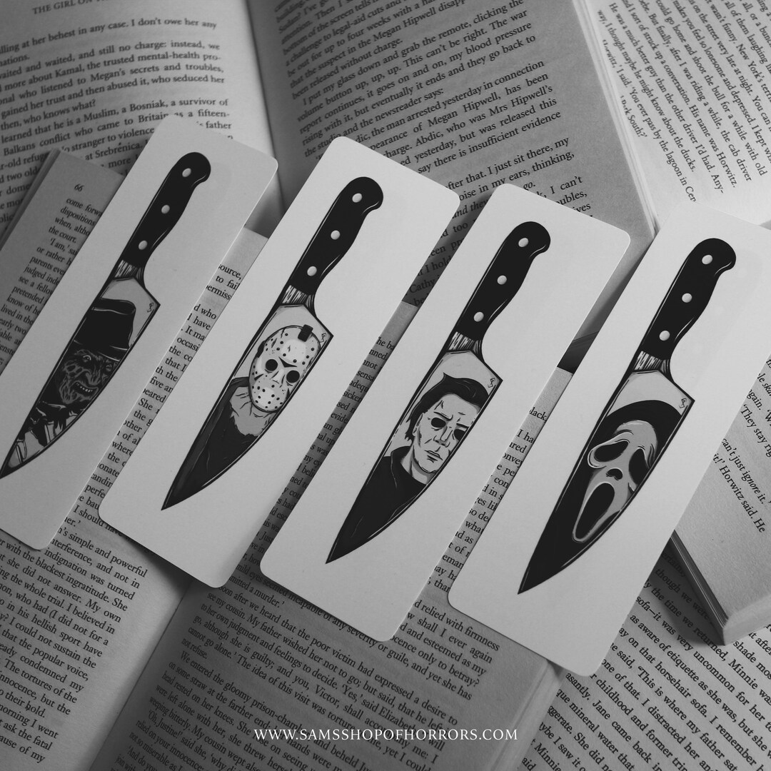 Horror Knives I Bookmark Bundle - Etsy