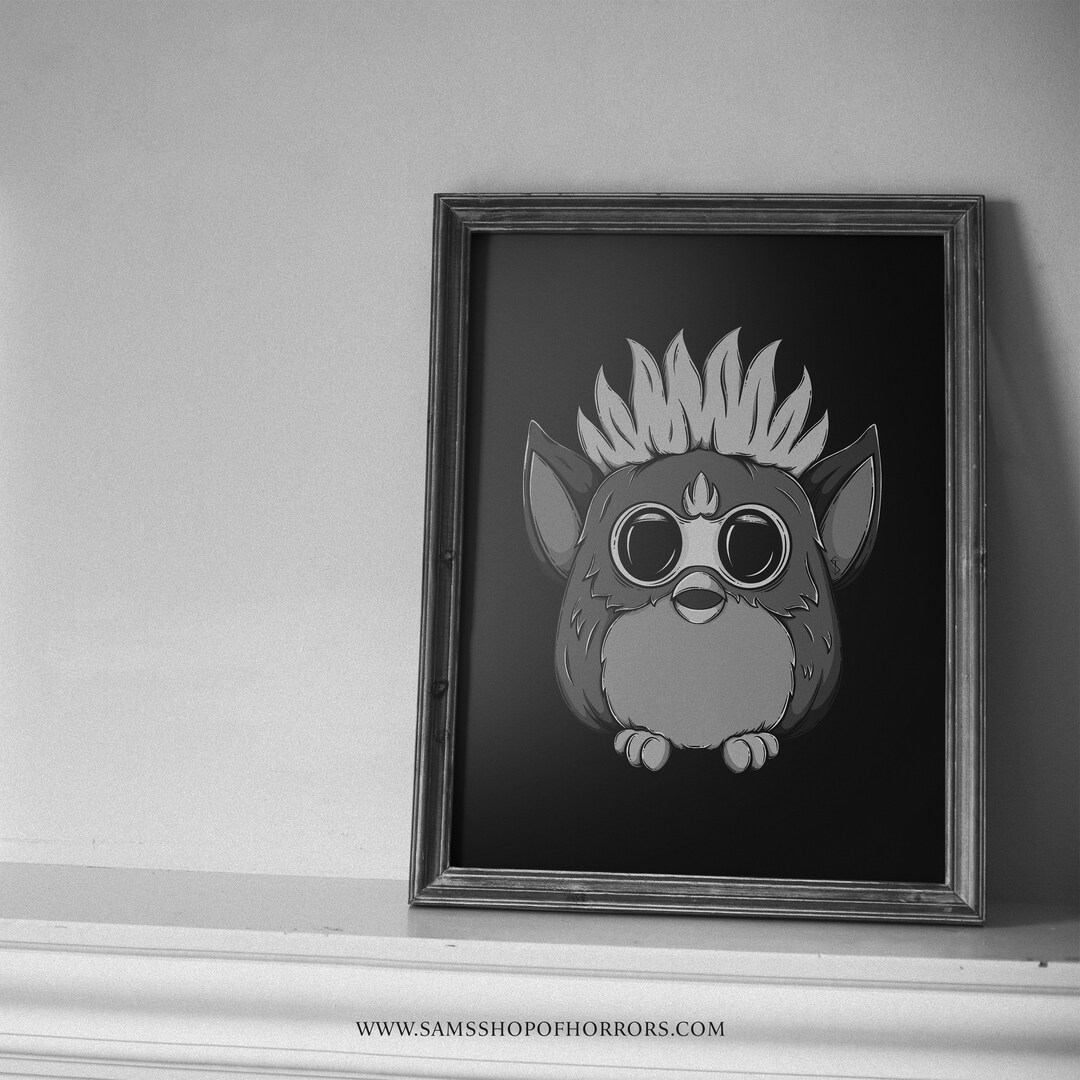 Goth Furby Print - Etsy