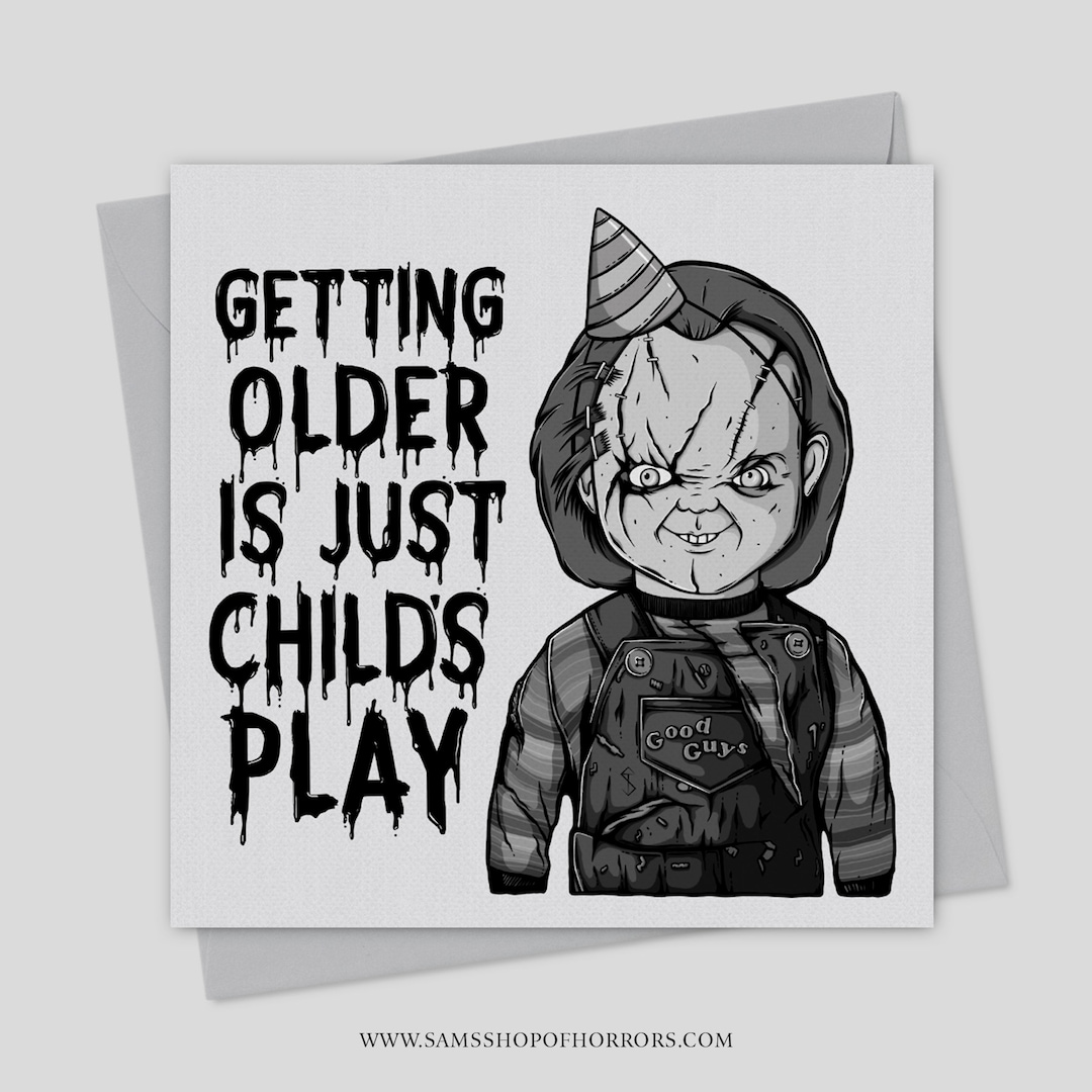 Child's Play, Chucky Horror Birthday Card - Etsy