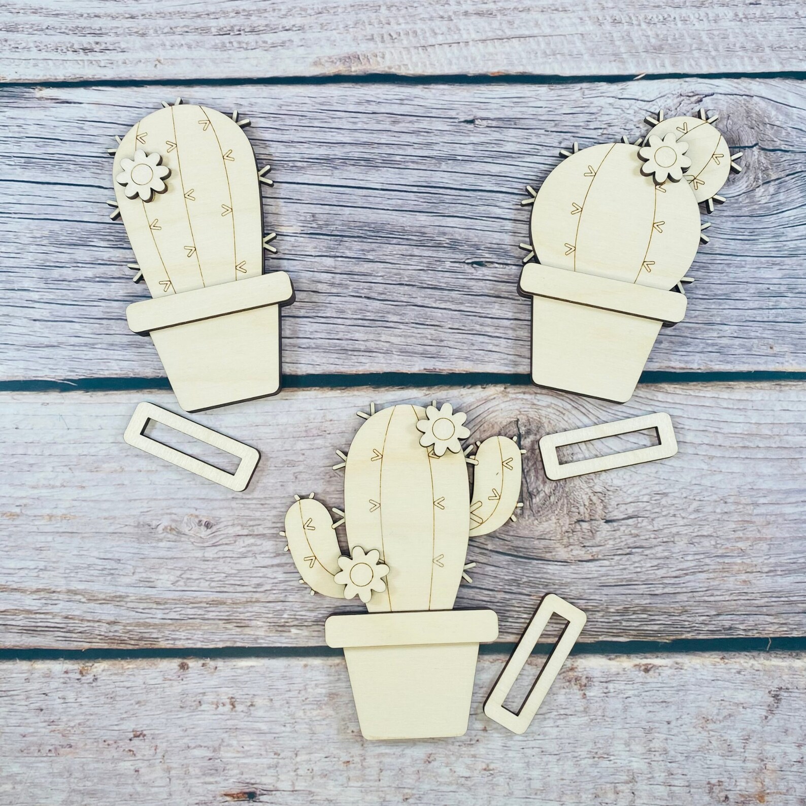 Cactus, Pop-out Kids DIY Craft Kit, SVG, Digital File, Glowforge, Laser ...