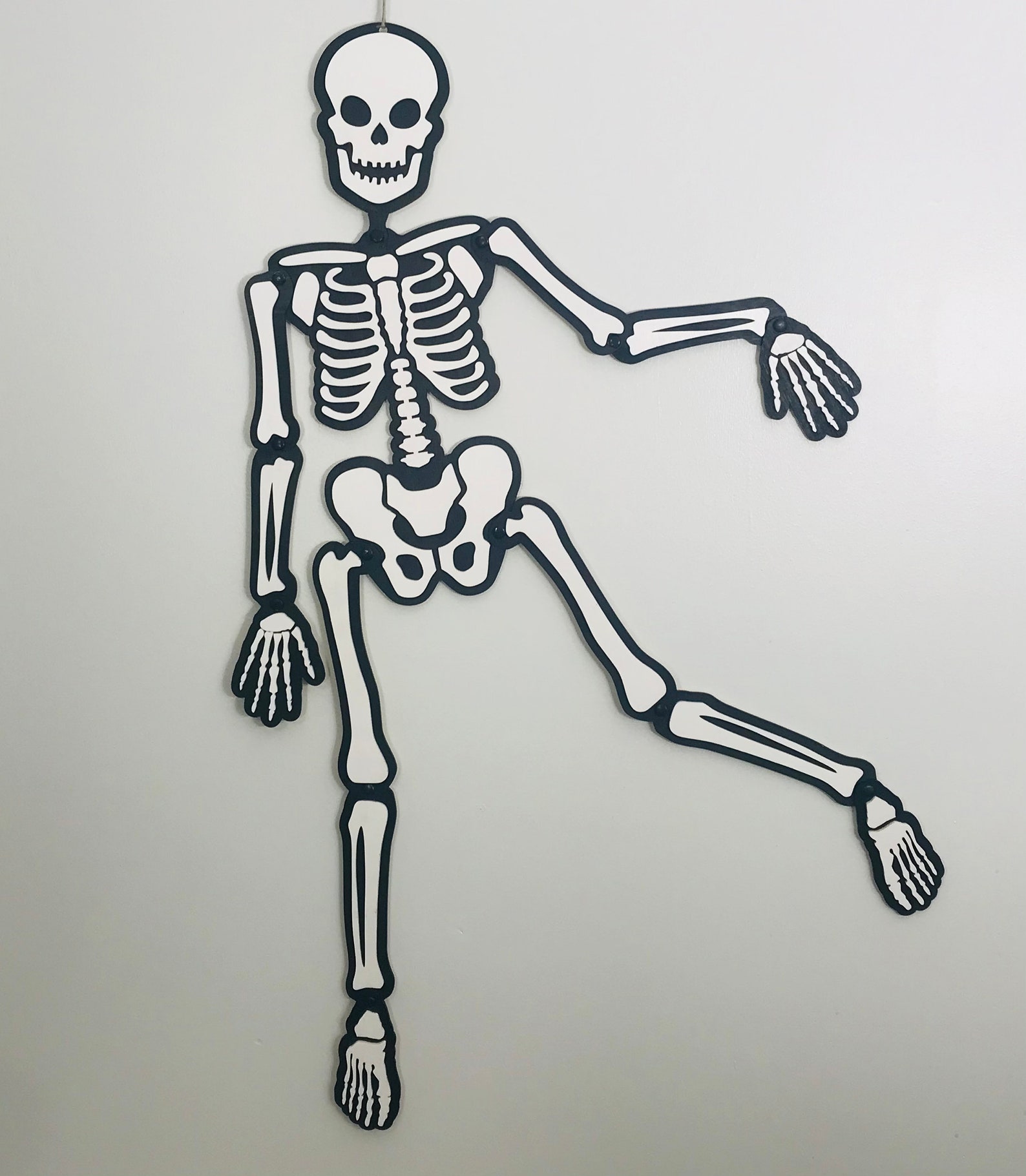 Fully Articulated Skeleton Digital Laser Cut File Glowforge - Etsy