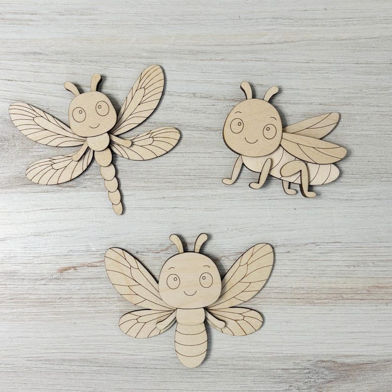 Insect Pop-out Kids Craft Kit, Glowforge SVG (digital File) - Etsy