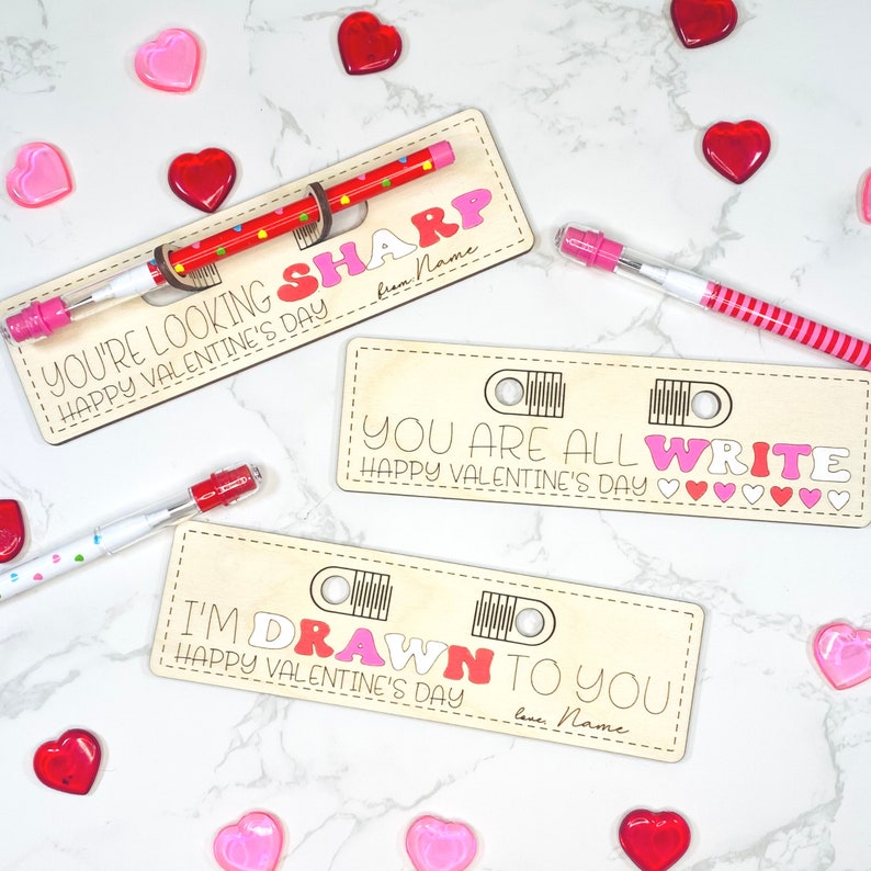 Valentine Favor Bundle, Slime, Pencil, Slap Bracelet, Stamp, Classroom ...