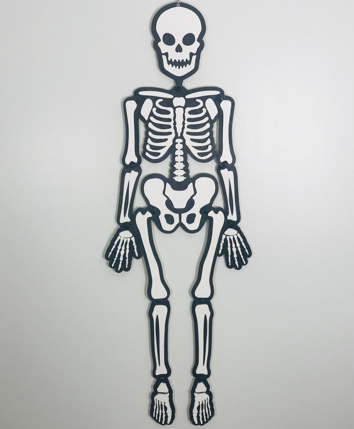 Fully Articulated Skeleton Digital Laser Cut File Glowforge - Etsy