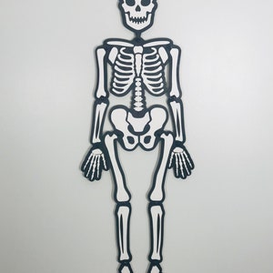 Fully Articulated Skeleton, Digital Laser Cut File, Glowforge File, SVG ...