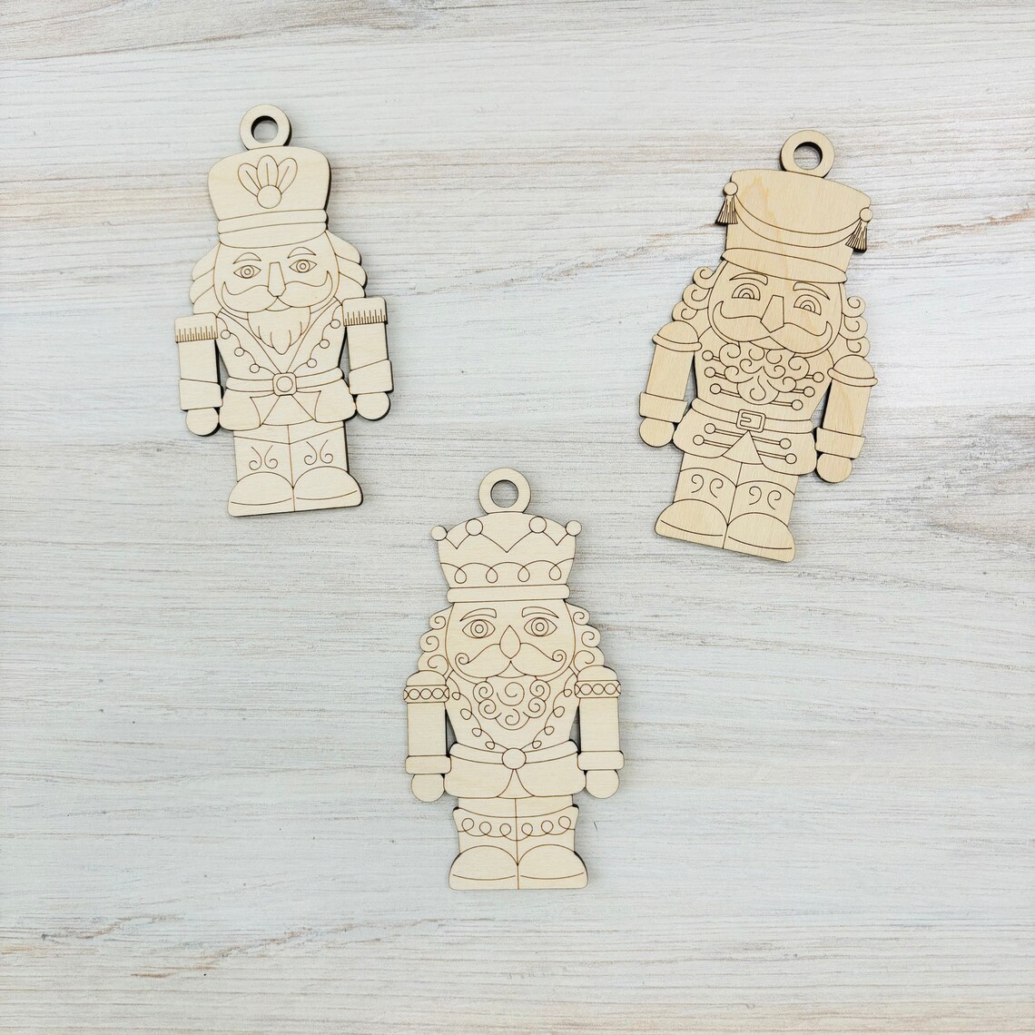 Christmas Ornament, Pop-out Kids DIY Craft Kit, SVG, Nutcrackers ...