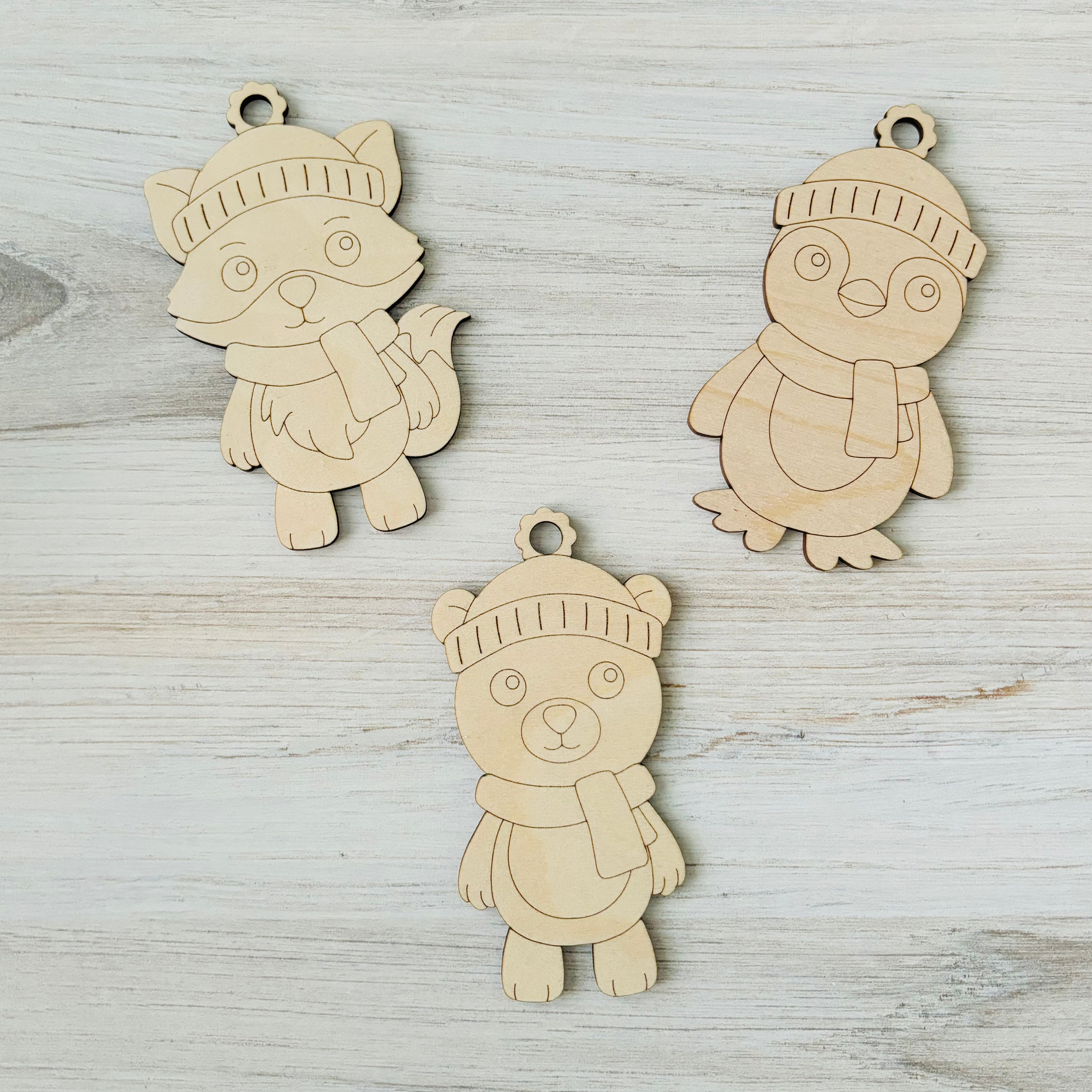 Arctic Animal Pop-out Craft Kit: Polar Bear, Penguin, Fox (digital File ...