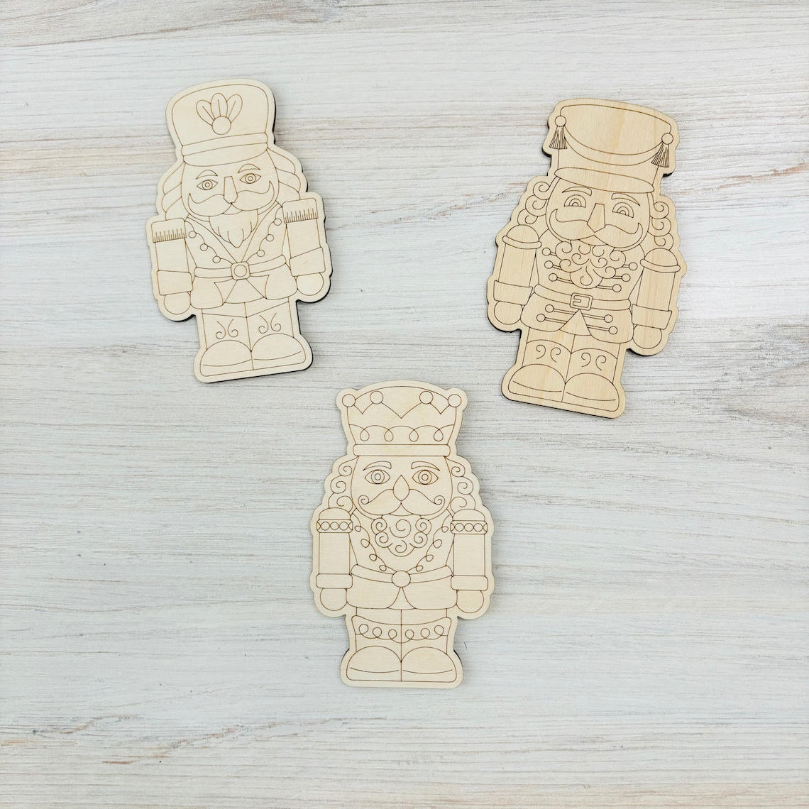 Christmas Ornament, Pop-out Kids DIY Craft Kit, SVG, Nutcrackers ...