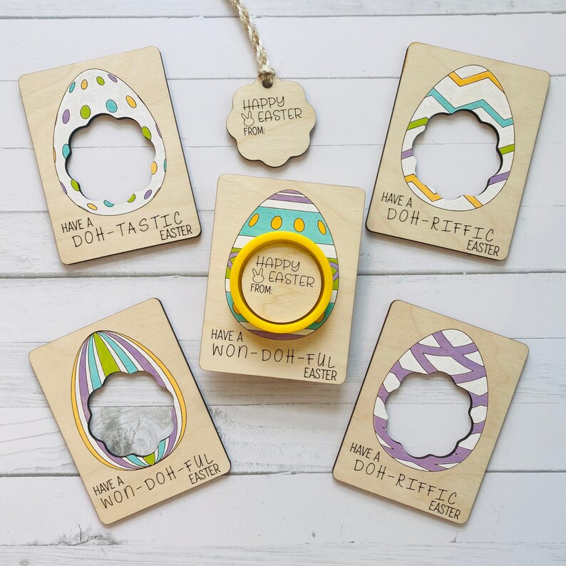 Easter Playdough Cards Kids Playdough Card Digital File - Etsy