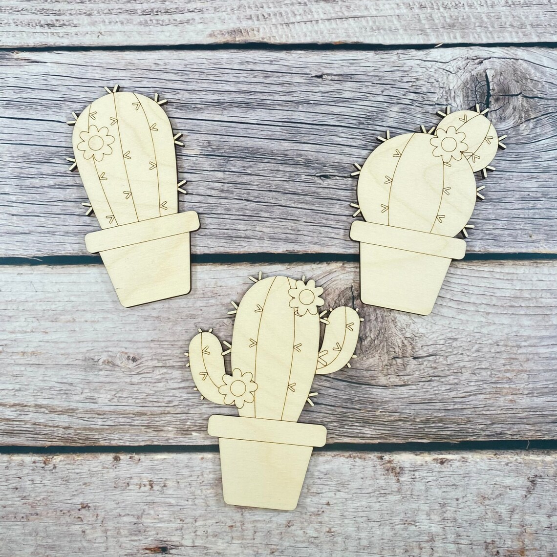 Cactus, Pop-out Kids DIY Craft Kit, SVG, Digital File, Glowforge, Laser ...
