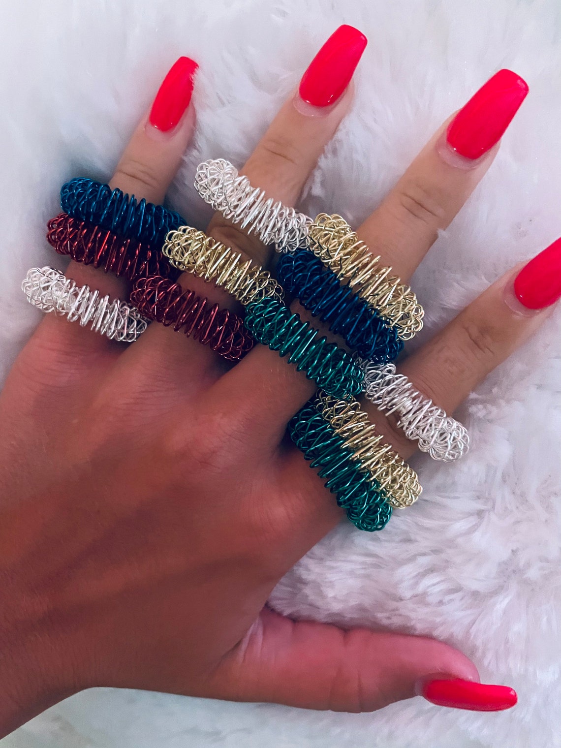 Acupressure rings | Etsy