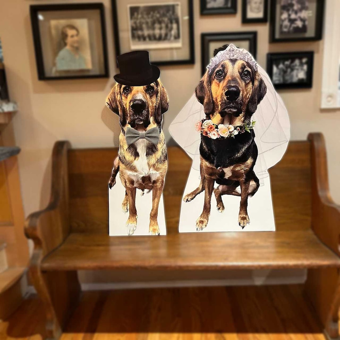 Dog Cut Outs, Pet Cardboard Cutout, Dog Cutout for Wedding, Custom Pet ...