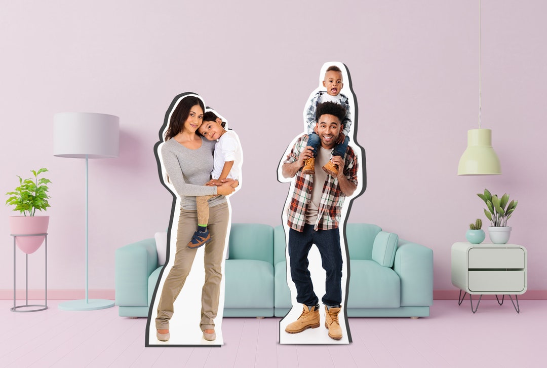 Personalized Life Size Cutouts, Cardboard Cutout, Family Cutout, Life ...