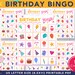 Birthday Bingo Game | Printable Birthday Bingo Cards for Kids | Teens ...