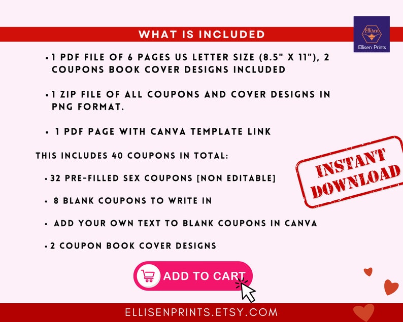 Fun and Flirty Love Coupons | Steamy Love Coupons | Unique Love Coupons ...