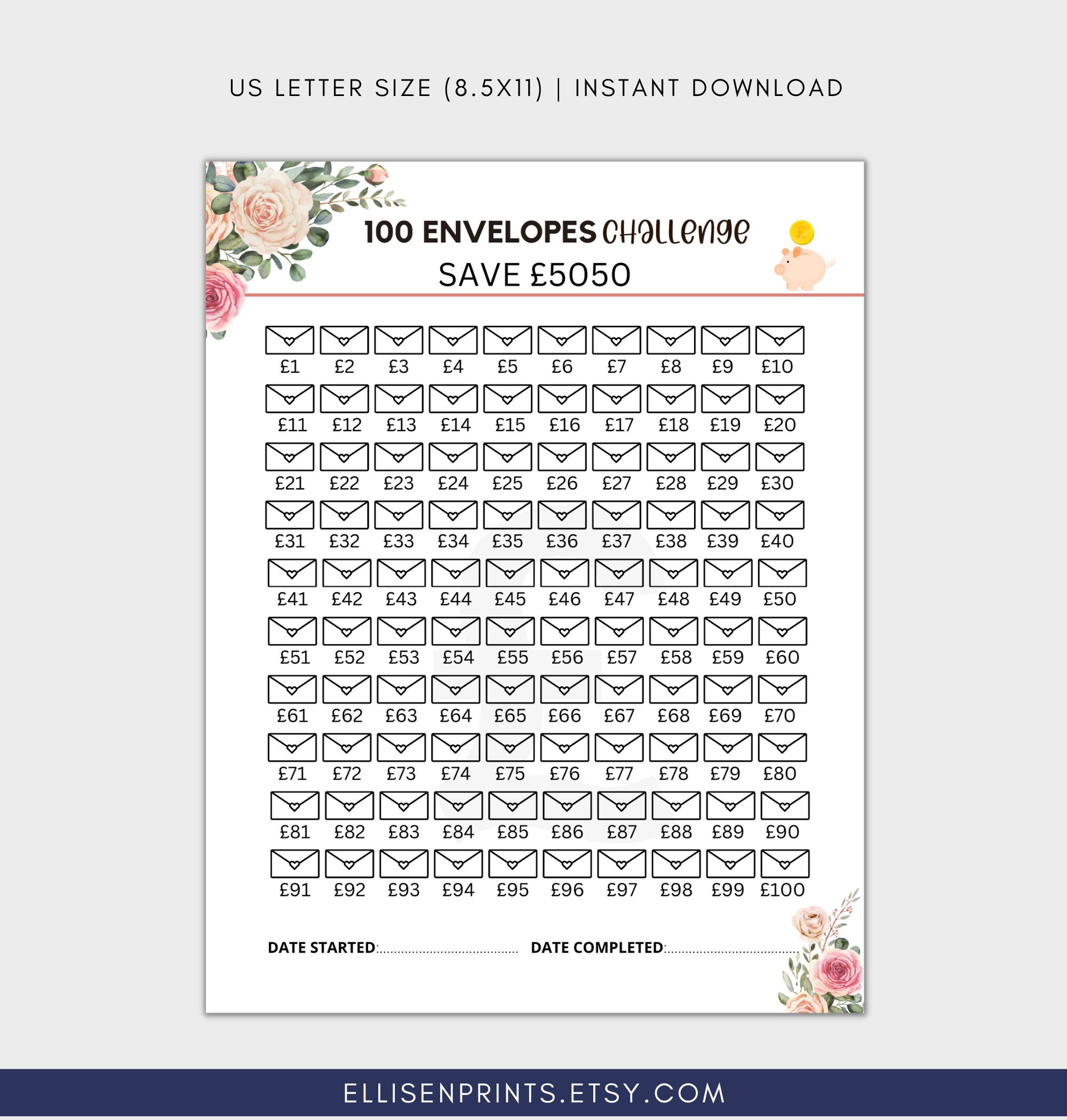 Money Saving Tips printable Savings Trick reusable Savings - Etsy