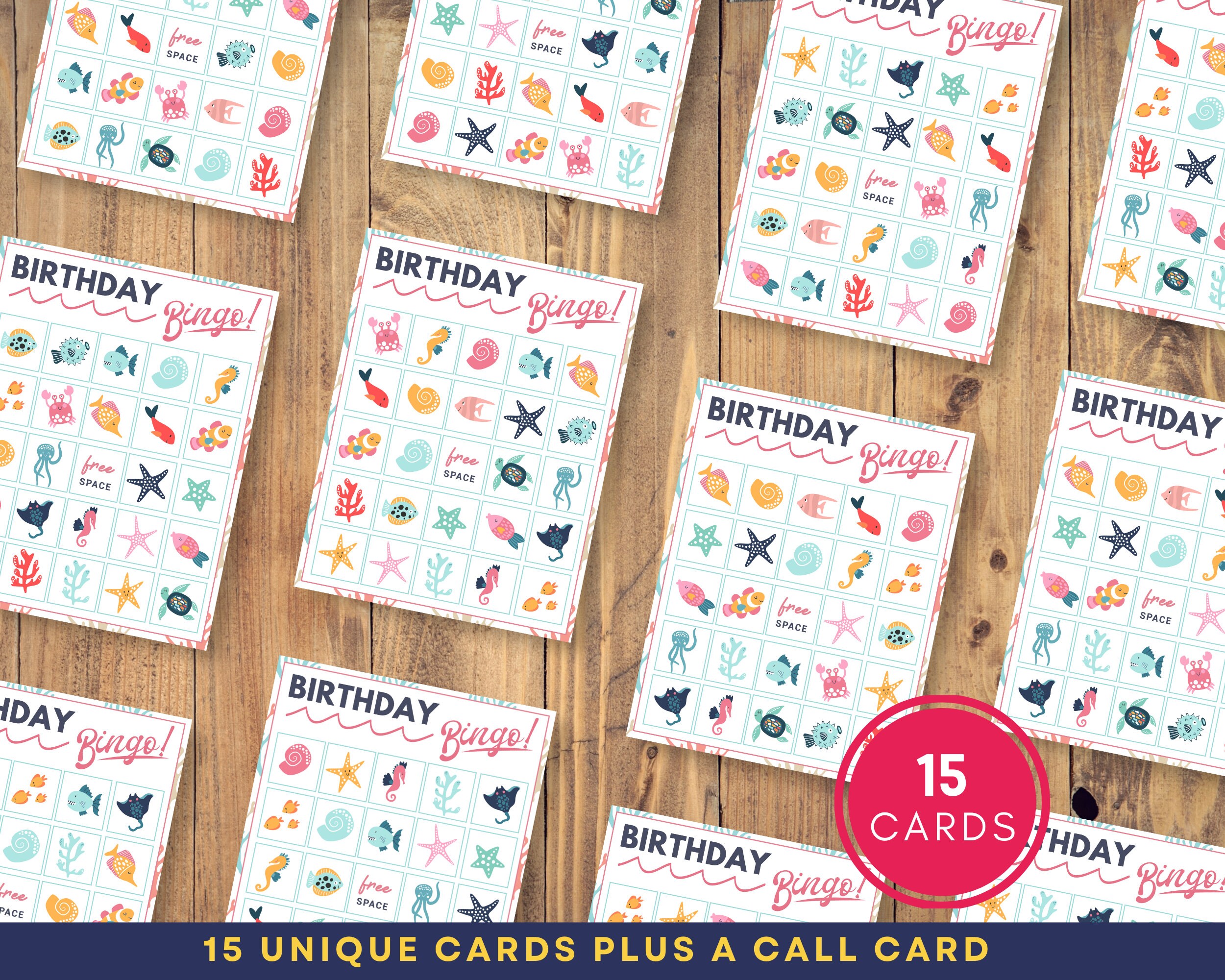 Birthday Bingo Game | Printable Birthday Bingo Cards for Kids | Teens ...