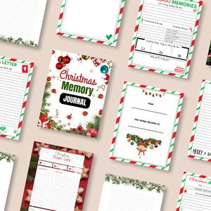 Christmas Memory Journal Printable |christmas Memory Journal Printable ...