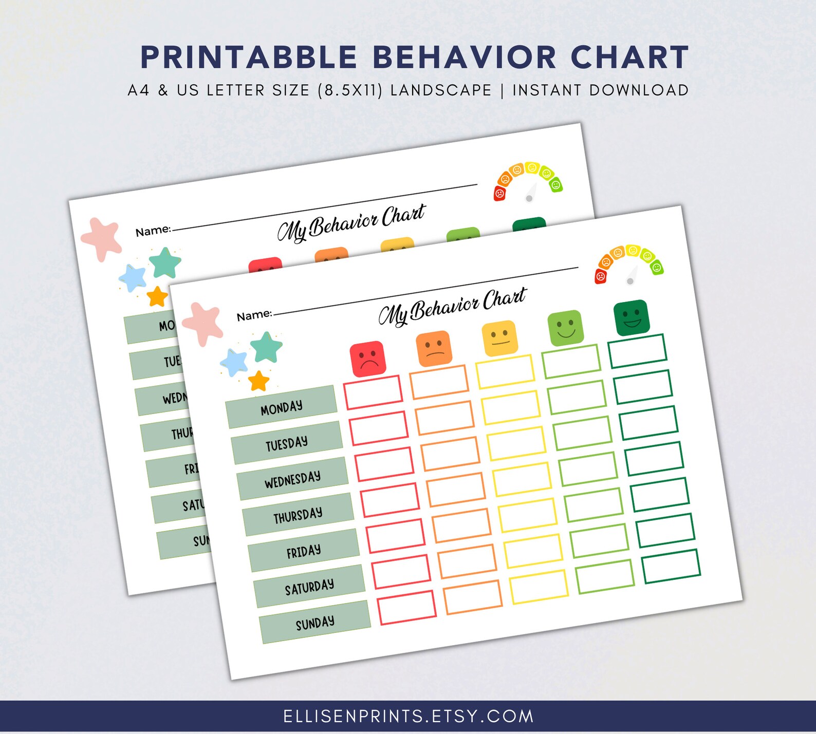 Colourful Chart for Kids | Behavioral Chart | Potty Training Fun ...