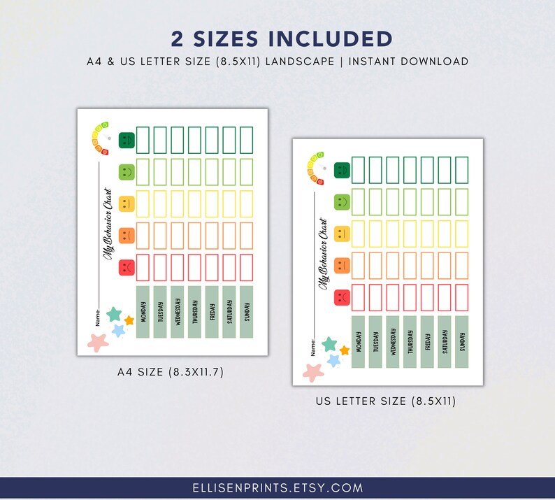 Colourful Chart for Kids | Behavioral Chart | Potty Training Fun ...