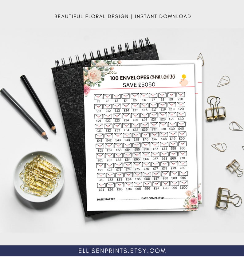 Money Saving Tips |printable Savings Trick |reusable Savings Tracker ...