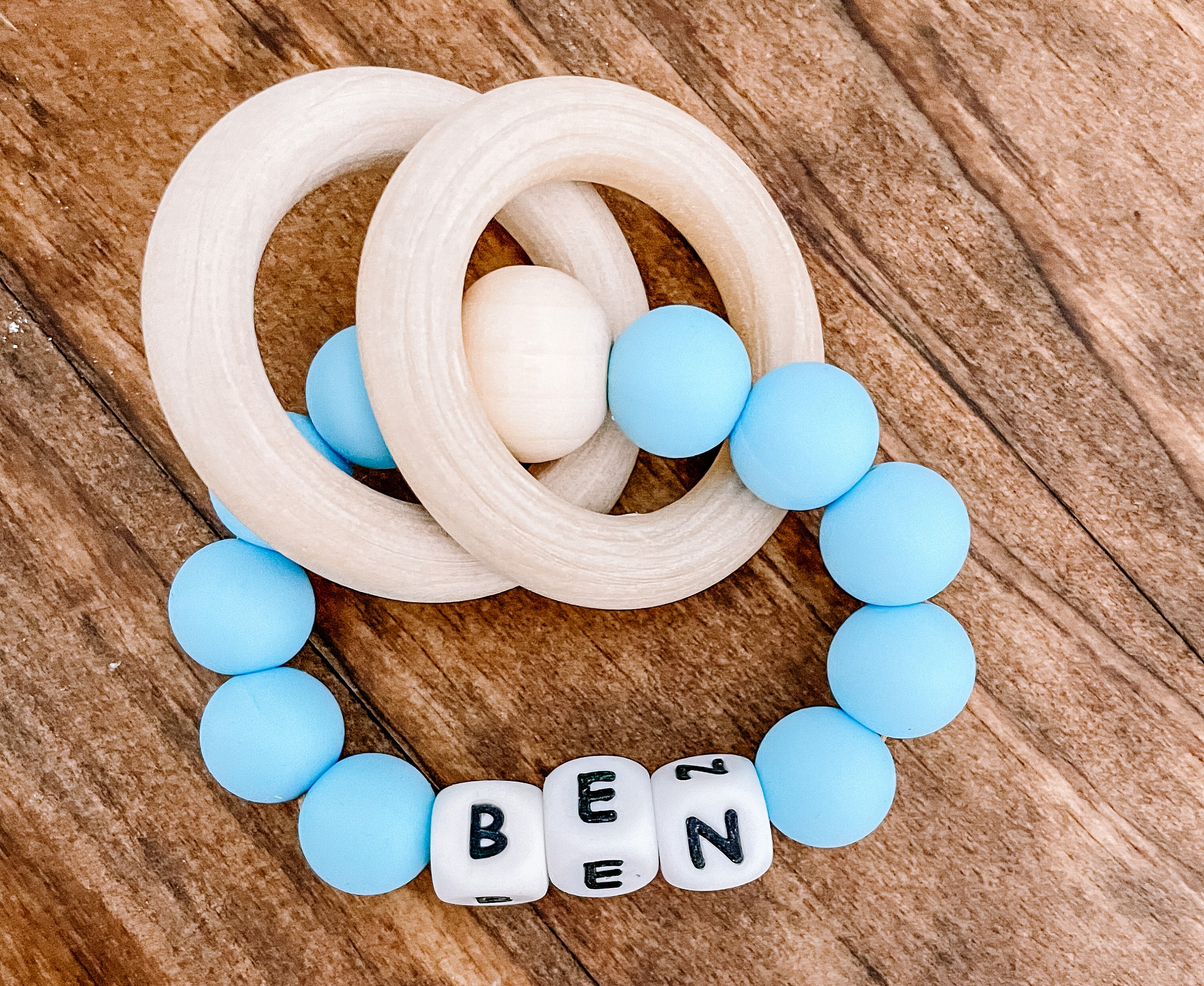 Personalized Baby Rattle Silver at Skye Milliner blog