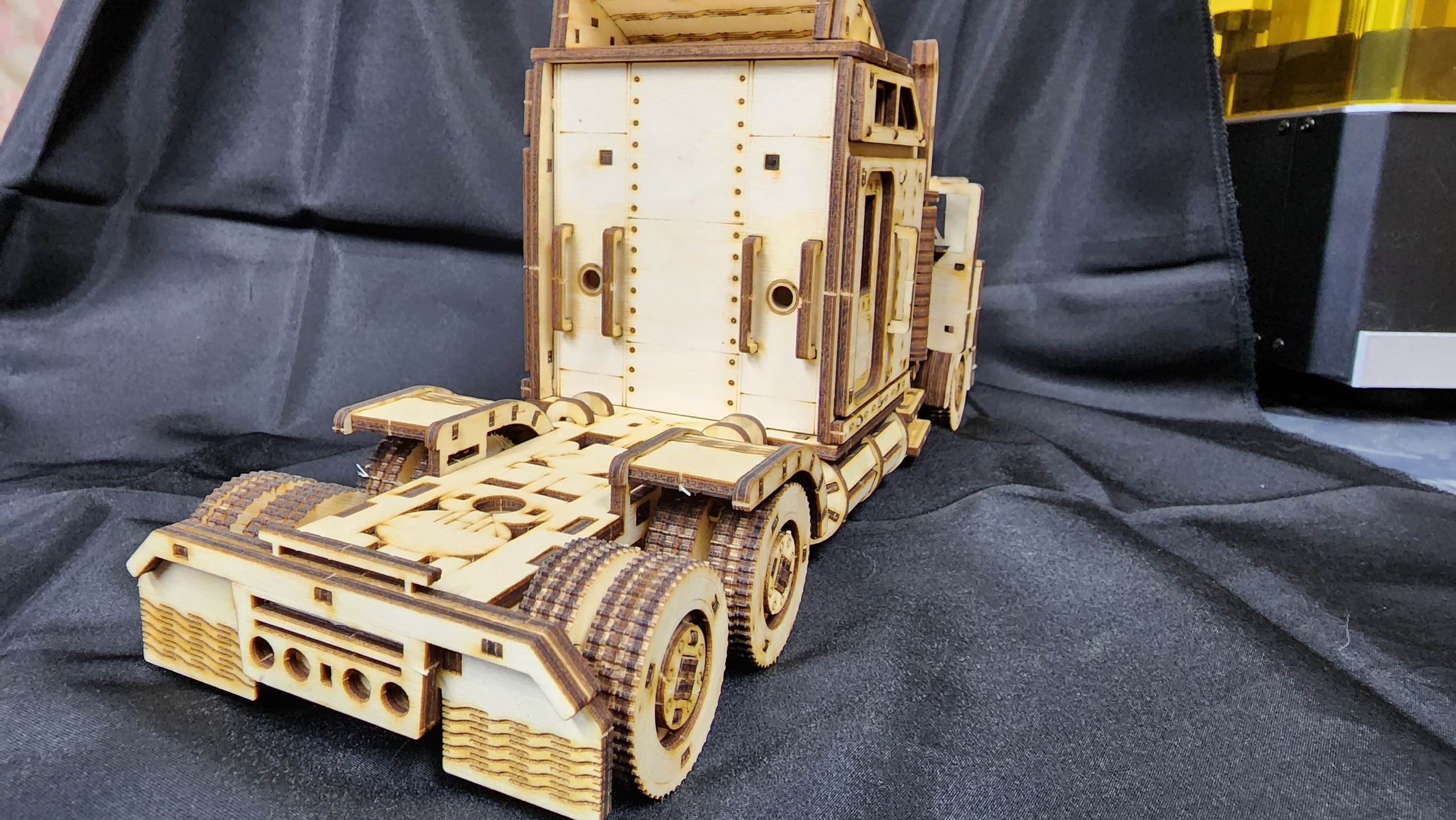 Laser Cut 3d Semi Truck - Etsy